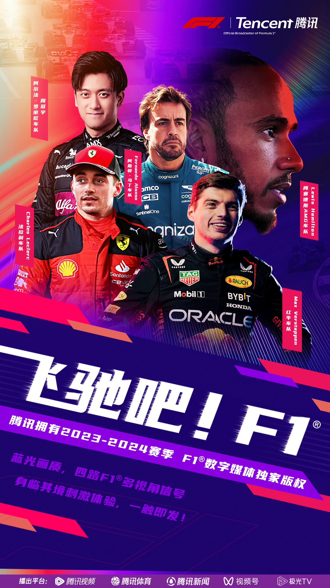 F1回来了！腾讯再度获得F1数字媒体独播权 | 腾讯营销学堂